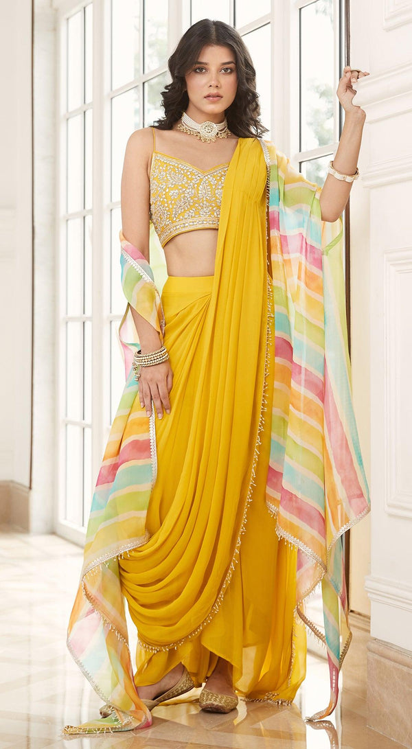 Designer Contemporary Sarees | Modern Sarees for Women | Basanti Ke ...